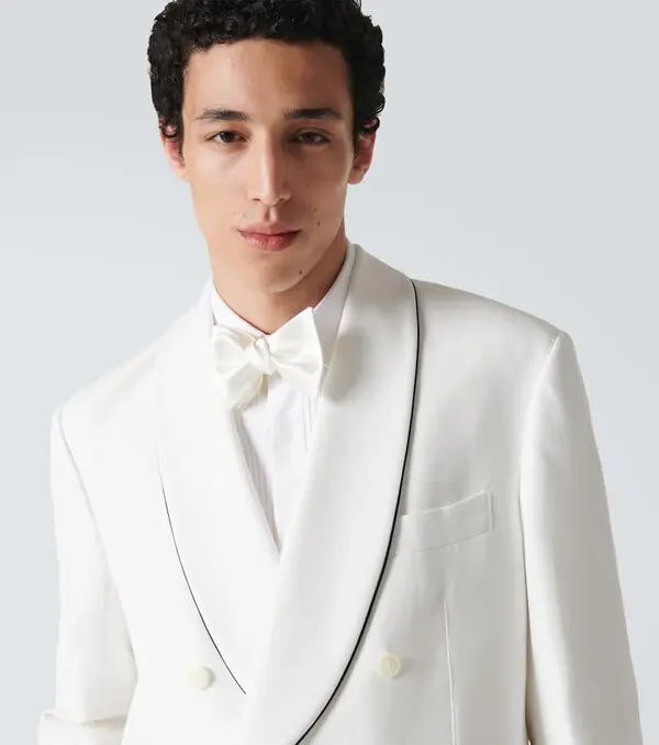 Brunello Cucinelli Cotton And Silk Satin Bow Tie