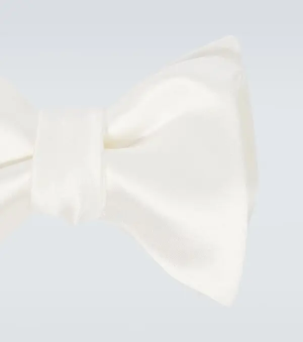 Brunello Cucinelli Cotton And Silk Satin Bow Tie