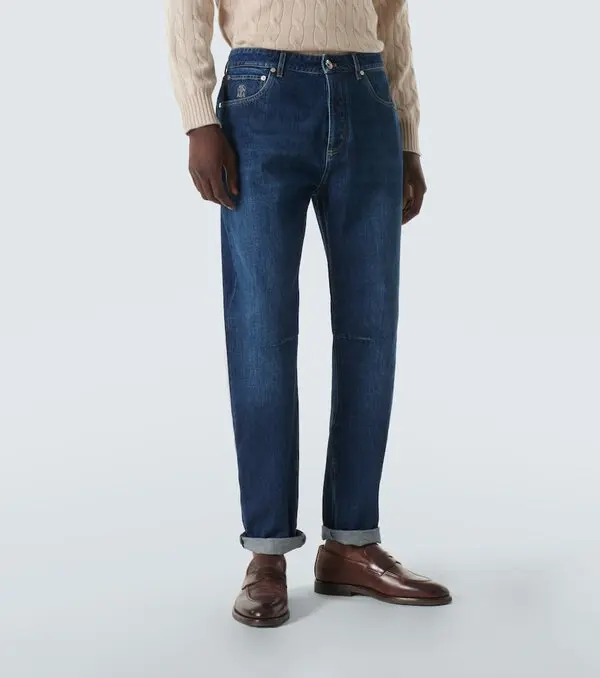 Brunello Cucinelli Mid-rise Straight Jeans