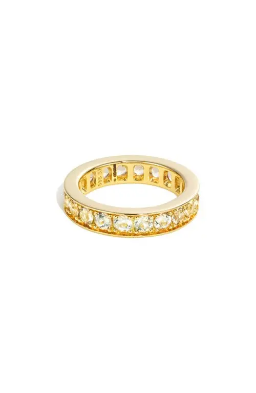 BY PARIAH Prasiolite Eternity Ring - Gold