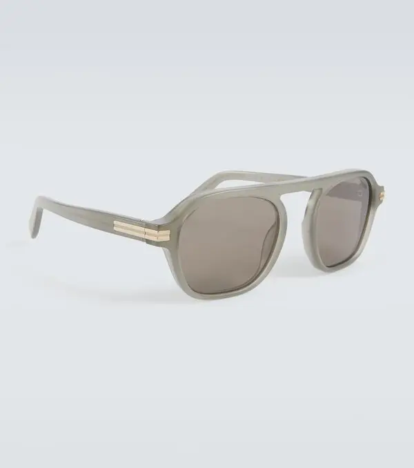 Zegna Aurora Ii Flat-top Sunglasses