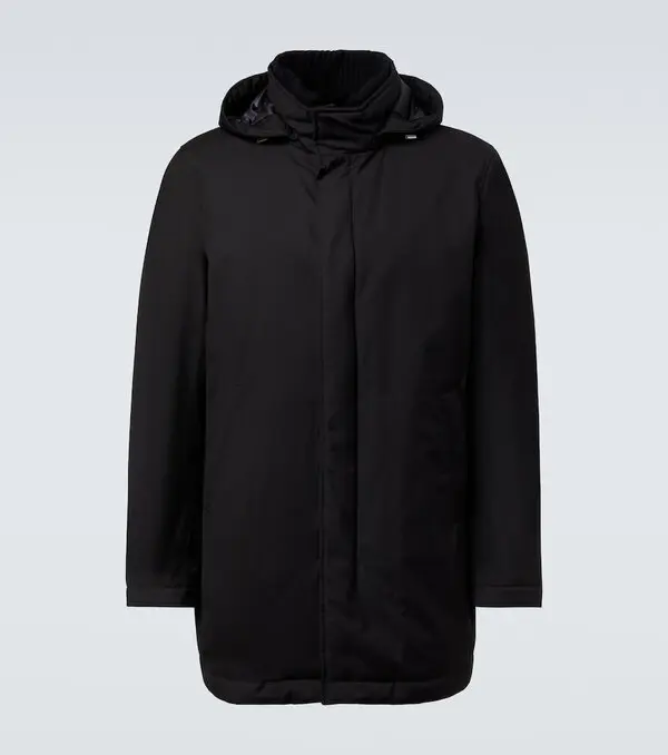 Herno Hooded Down Jacket - Black