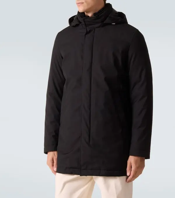 Herno Hooded Down Jacket - Black