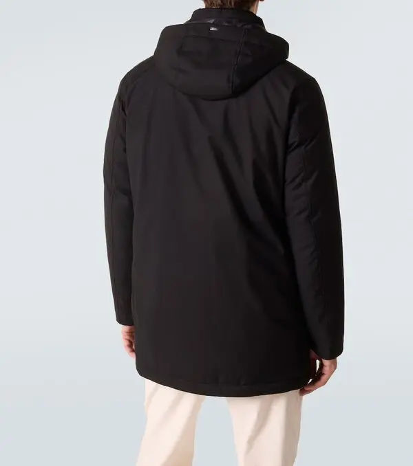Herno Hooded Down Jacket - Black