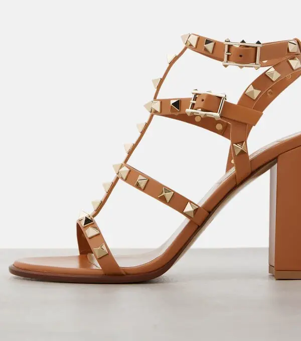 Valentino Garavani Rockstud 90 Leather Sandals