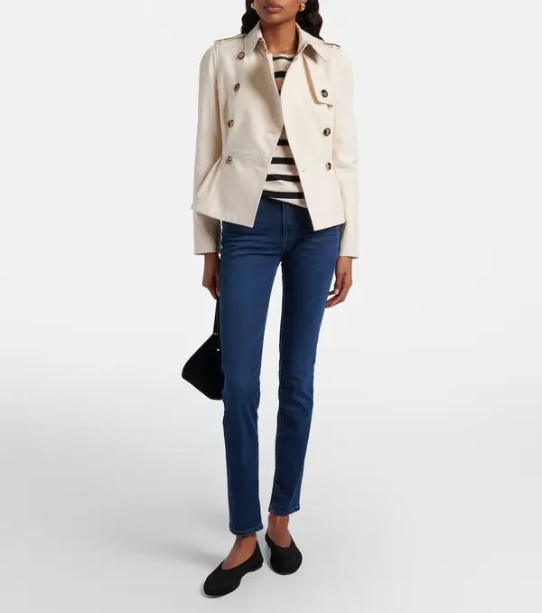 Ag Prima High-rise Skinny Jeans - Blue