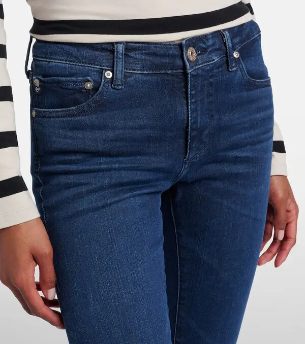 Ag Prima High-rise Skinny Jeans - Blue