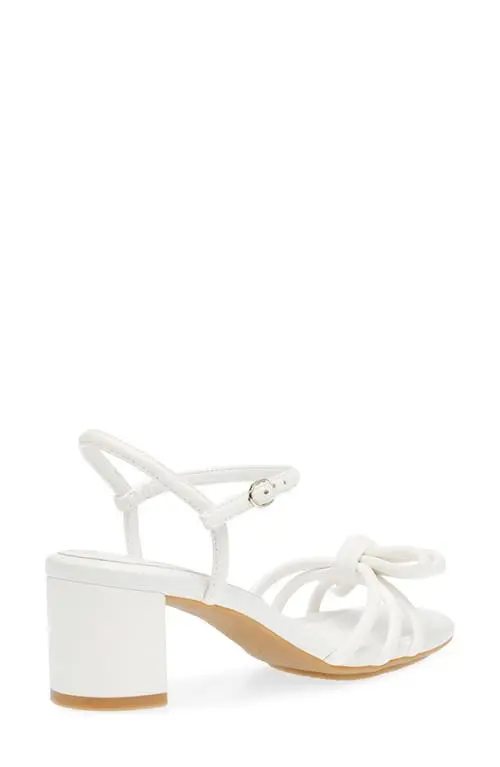 Anne Klein Strappy Sandals - White