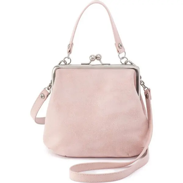 Hobo Alba Leather Frame Crossbody Bag - Blossom