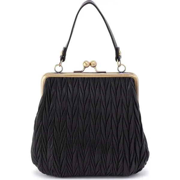 Hobo Alba Leather Frame Crossbody Bag