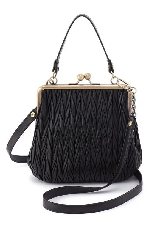 Hobo Alba Leather Frame Crossbody Bag