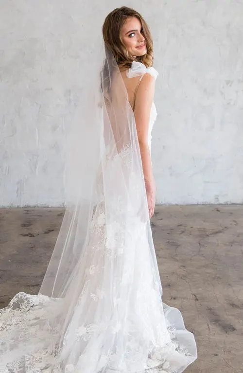 Brides & Hairpins Pacal Double Layer Veil - Ivory