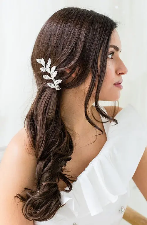 Brides & Hairpins Petra Hair Clip - Silver