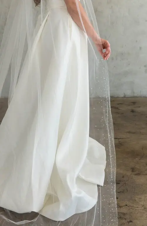 Brides & Hairpins Luella Beaded Trim Cathedral Veil
