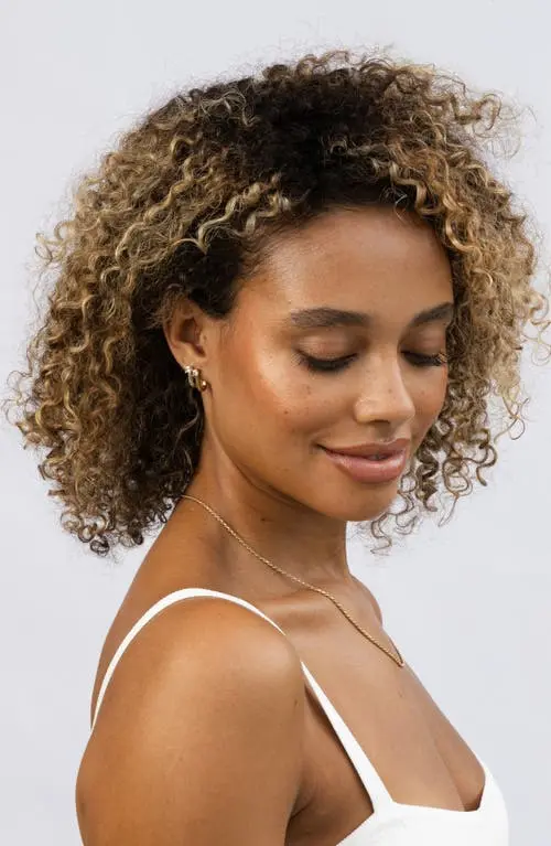 MIRANDA FRYE Valentina Cubic Zirconia Huggie Hoop Earrings
