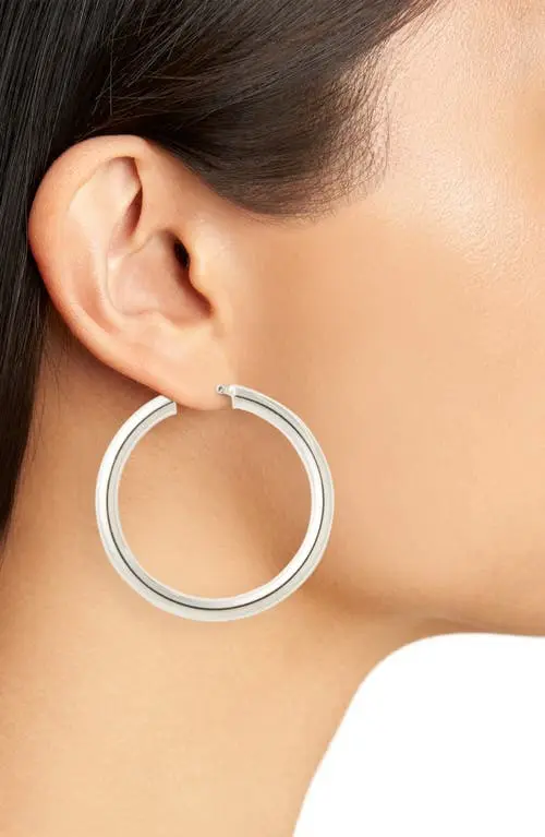 MIRANDA FRYE Freda Hoop Earrings - Silver