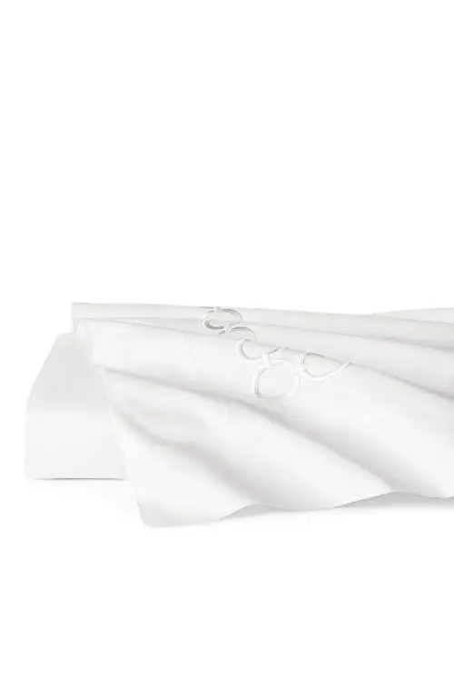 SFERRA Catena Flat Sheet - White/ Lunar
