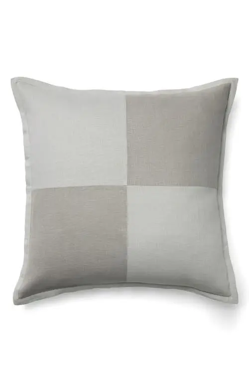 SFERRA Scacchi Accent Pillow - Platinum/ Grey