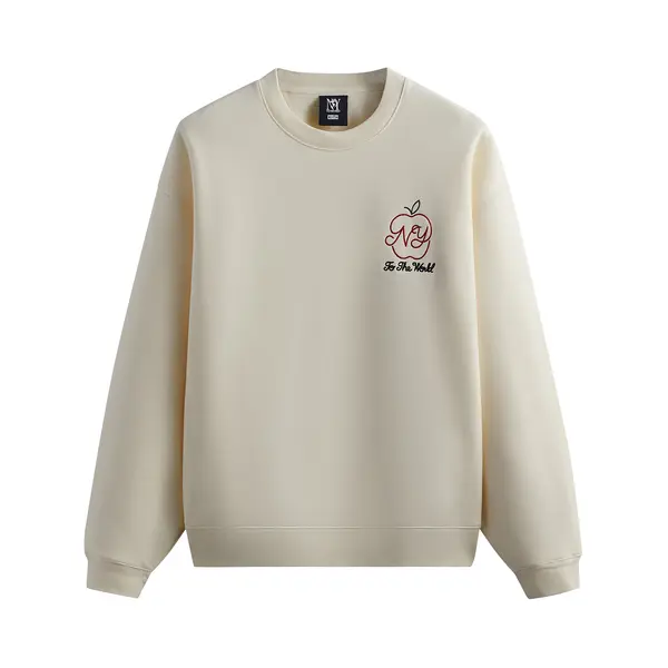 Kith New York To The World Nelson Crewneck - Cream