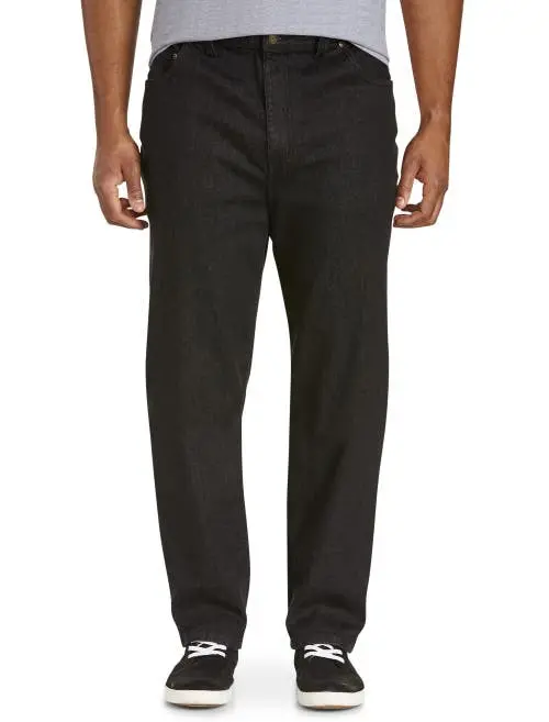 HARBOR BAY BY DXL Harbor Bay Big & Tall Continuous Comfort Stretch Jeans - Black