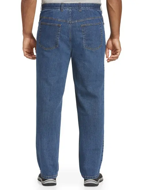 HARBOR BAY BY DXL Harbor Bay Big & Tall Continuous Comfort Stretch Jeans - Dark Wash