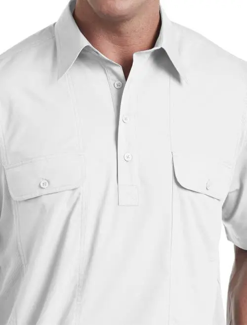 HARBOR BAY BY DXL Banded-hem Polo Shirt