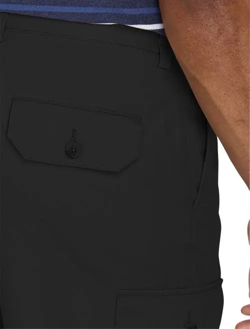 HARBOR BAY BY DXL Continuous Comfort Cargo Pants - Black