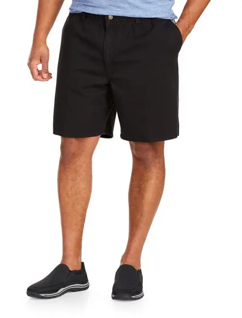 HARBOR BAY BY DXL Harbor Bay Relaxed-fit Denim Shorts - Black Denim