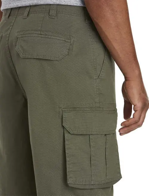 TRUE NATION BY DXL Relaxed-fit Cargo Shorts - Dark Olive