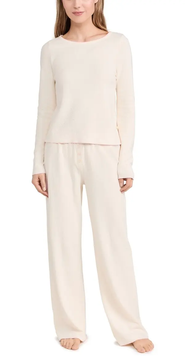 Morgan Lane Ellie Pajama Set - Rosewater