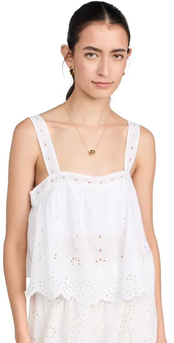 Z Supply Dorean Eyelet Top