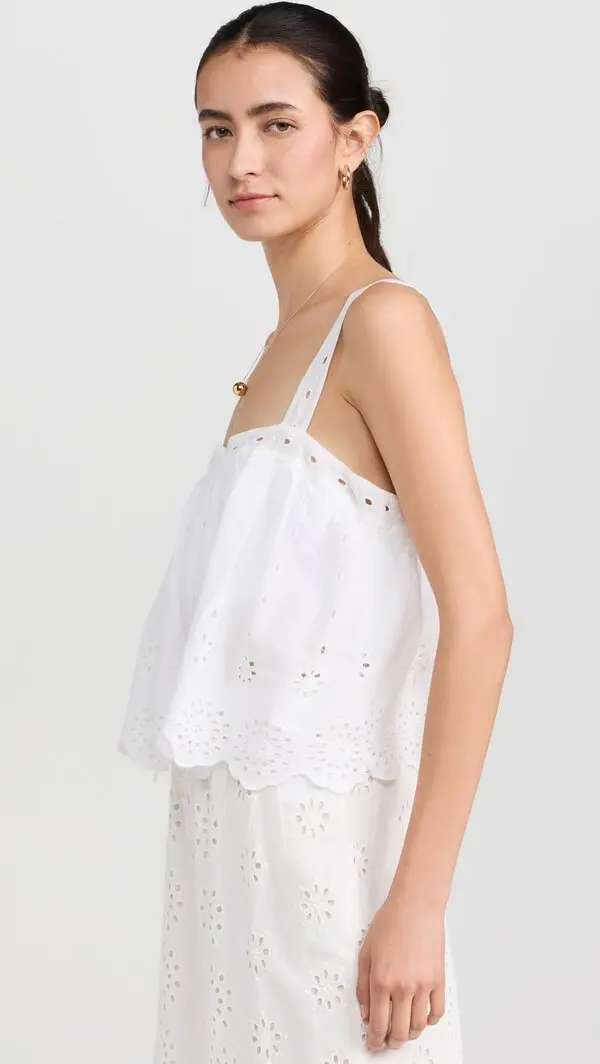 Z Supply Dorean Eyelet Top