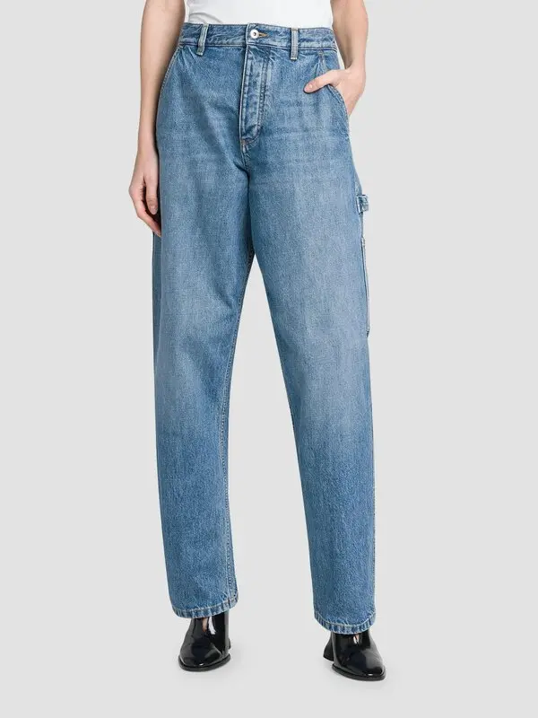 Bottega Veneta Vintage Straight-leg Cargo Jeans