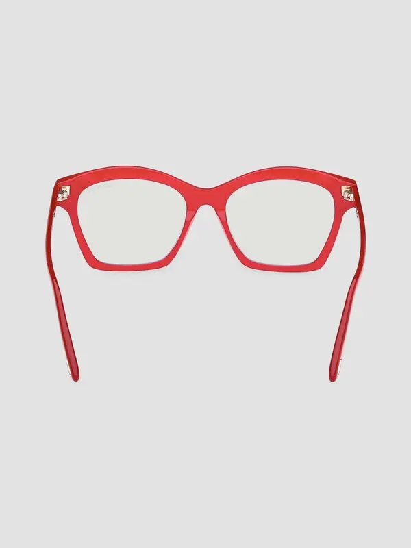 TOM FORD 54mm Blue Block Optical Eyeglasses - Cherry Red