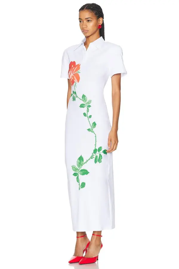 ROWEN ROSE Polo Midi Dress