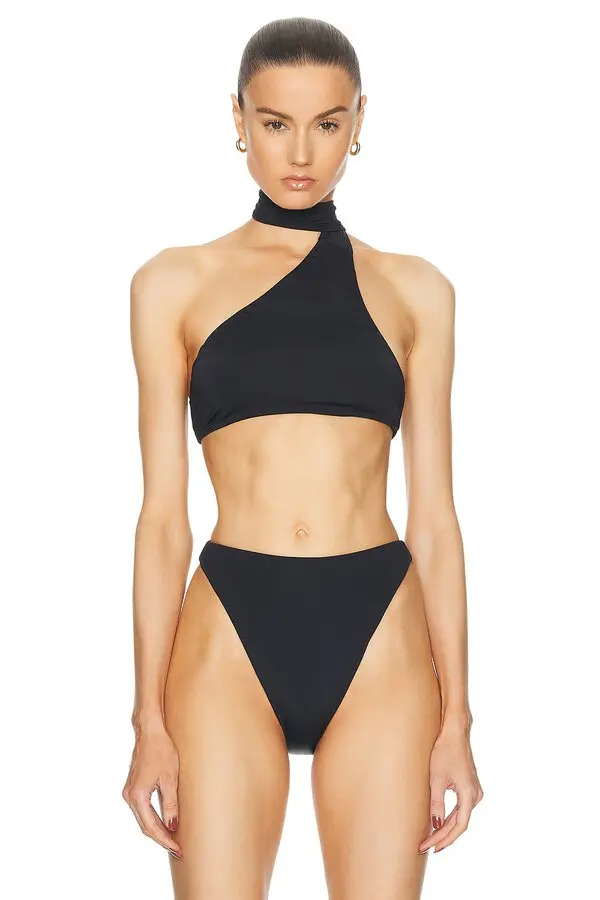 HAIGHT. Angelina Bikini Top - Black
