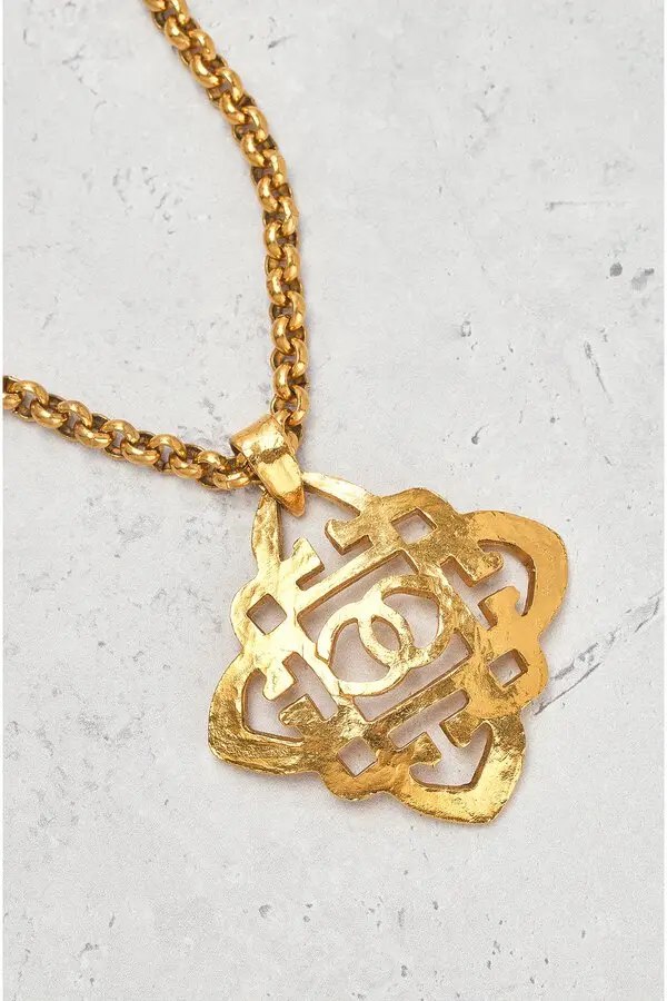 Chanel 1992 Coco Mark Necklace