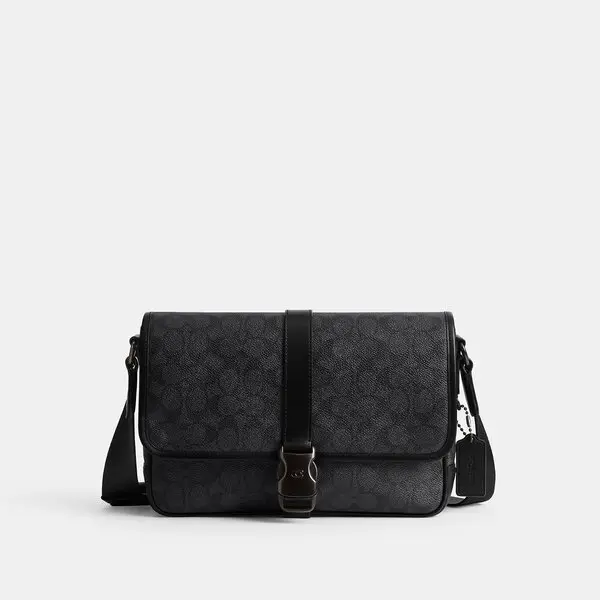 Coach League Messenger Bag In Signature Canvas