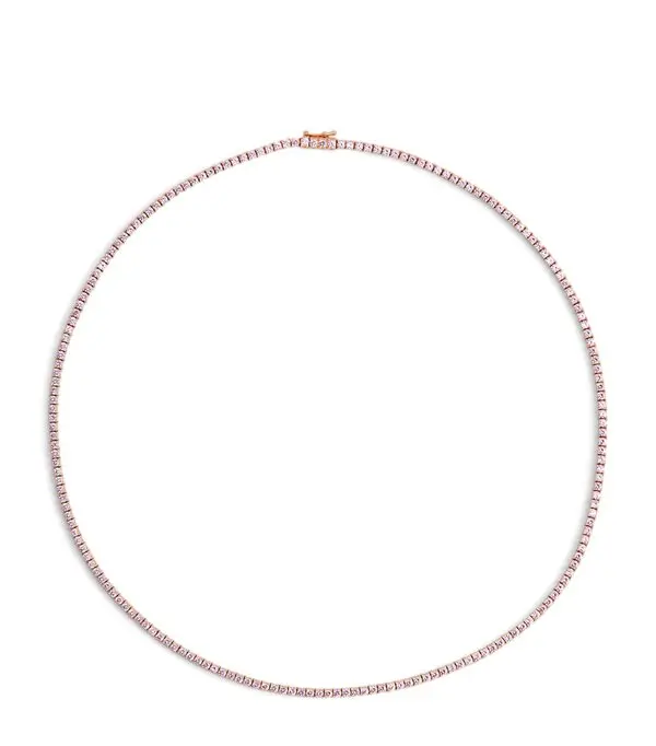 ANITA KO And Pink Sapphire Hepburn Choker - Rose Gold