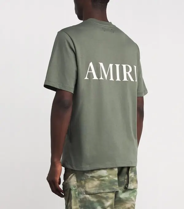 Amiri Cotton Core Logo T-shirt - Green