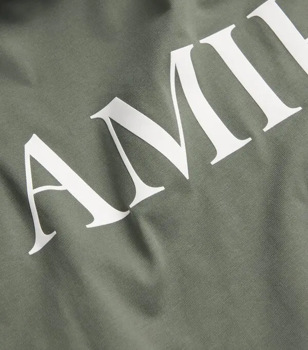 Amiri Cotton Core Logo T-shirt - Green