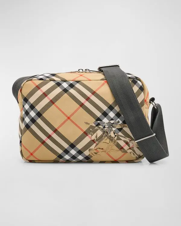 Burberry Check Crossbody Bag - Sand