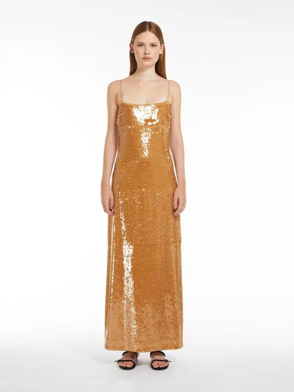 max brown dress Max Mara | Woman - Jersey one-shoulder dress - Chocolate
