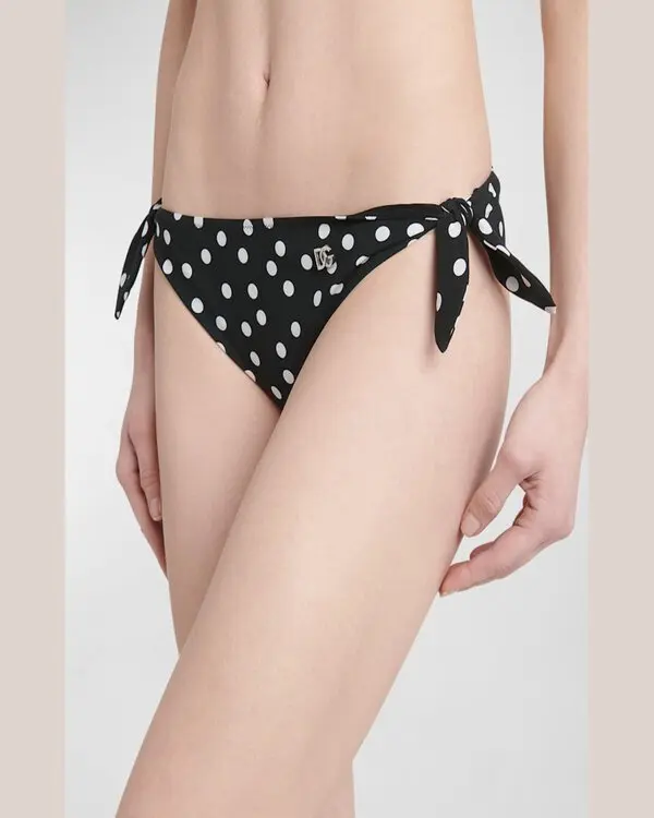 Dolce & Gabbana Polka-dot Sicily Balconette Two-piece Bikini Set