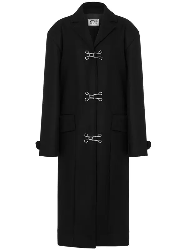 Moschino Notched-collar Single-breasted Coat
