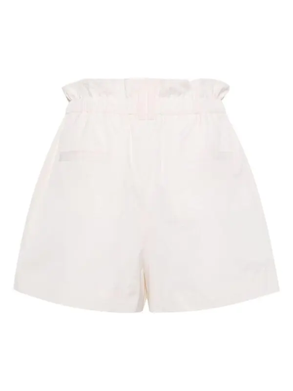 Shiatzy Chen Plenteous Crease-effect Shorts - White