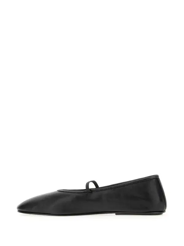THE ROW Elasticated Ballerina Shoes - Black