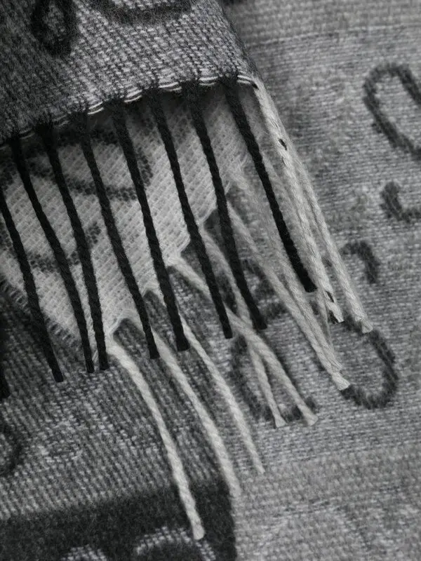 Loewe Anagram Fringed Scarf