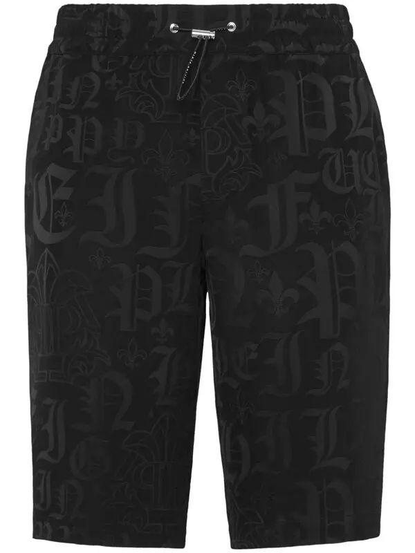 Philipp Plein Monogram-jacquard Bermuda Shorts