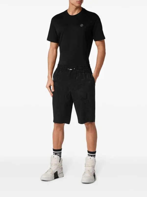 Philipp Plein Monogram-jacquard Bermuda Shorts
